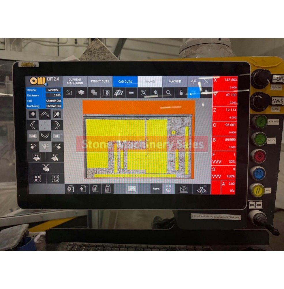 2022 Omag Digitale 5 CNC Bridge Saw